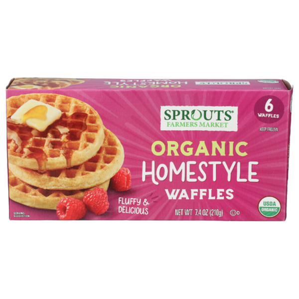 Sprouts Farmers Market Sprouts Organic Waffles Homestyle Same-Day ...