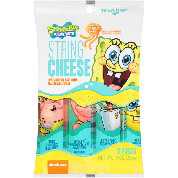 Nickelodeon Mozzarella String Cheese (12 ct) - Instacart