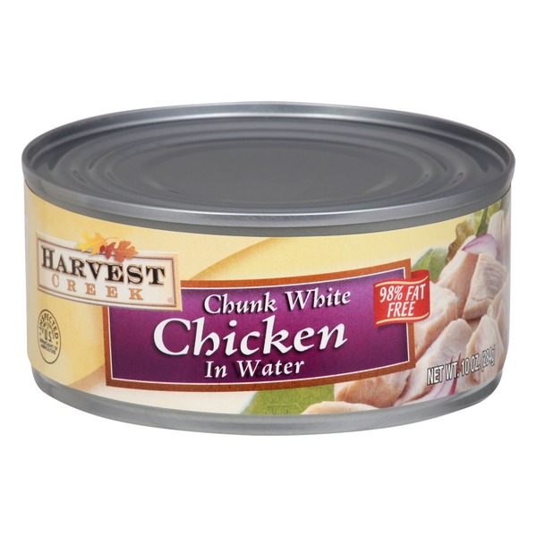 Harvest Creek Chicken Breast In Water Chunk White 10 Oz Instacart