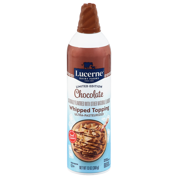 Safeway Lucerne Whipped Topping, Chocolate, Seasonal Same-Day Delivery ...