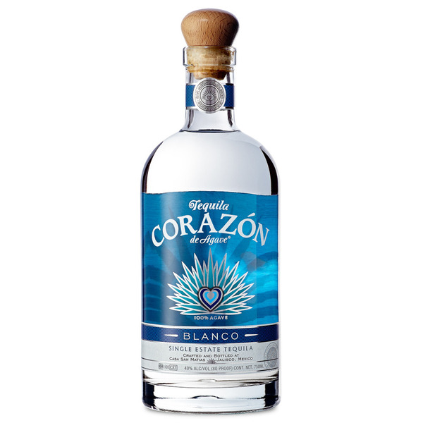 Tequila Corazon de Agave Blanco Tequila, 80 Proof Same-Day Delivery or ...