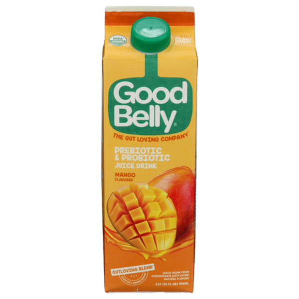 GoodBelly Mango Prebiotic & Probiotic Organic Juice Drink Same-Day ...