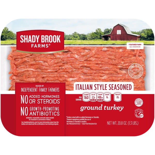 Shady Brook Farms® Italian Style Seasoned Ground Turkey (1.3 lb ...