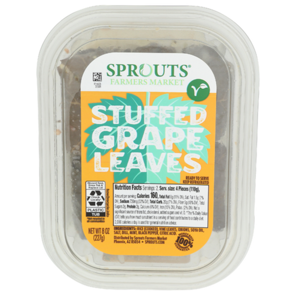 Sprouts Farmers Market Sprouts Stuffed Grape Leaves Same-Day Delivery ...