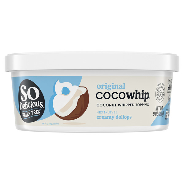 So Delicious Dairy Free CocoWhip Coconut Whipped Topping Same-Day ...