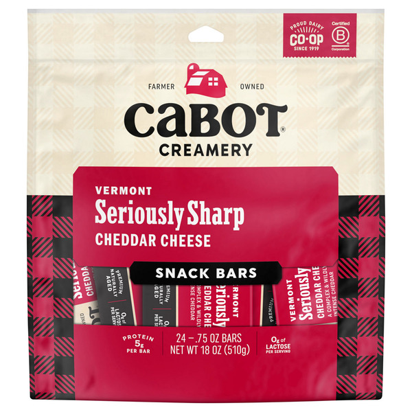 Wegmans Cabot Snack Seriously Sharp Cheddar Cheese . Same-Day Delivery ...