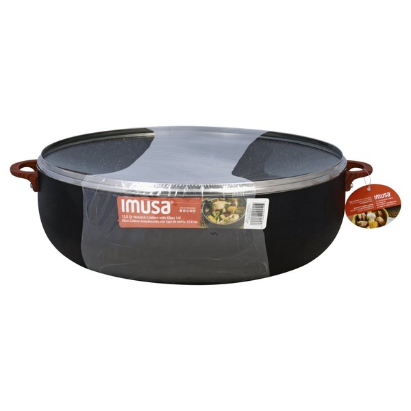 Imusa Caldero, with Glass Lid, Nonstick, 13.5 Quart (1 each) - Instacart