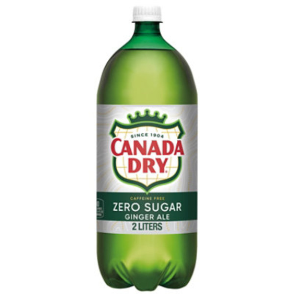 Safeway Canada Dry Zero Sugar Ginger Ale Soda, 2 L bottle Same-Day ...