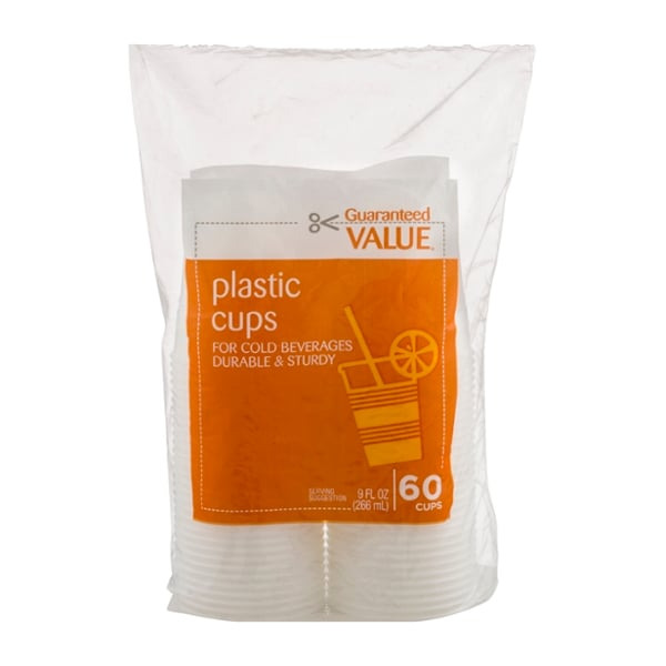 Stop & Shop Guaranteed Value Plastic Cups - 60 CT Same-Day Delivery or ...