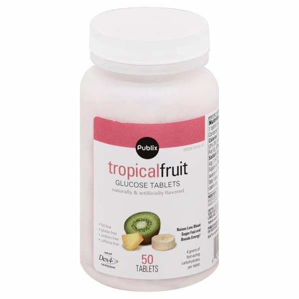 Publix Glucose Tablets, Tropical Fruit Same-Day Delivery or Pickup | Publix