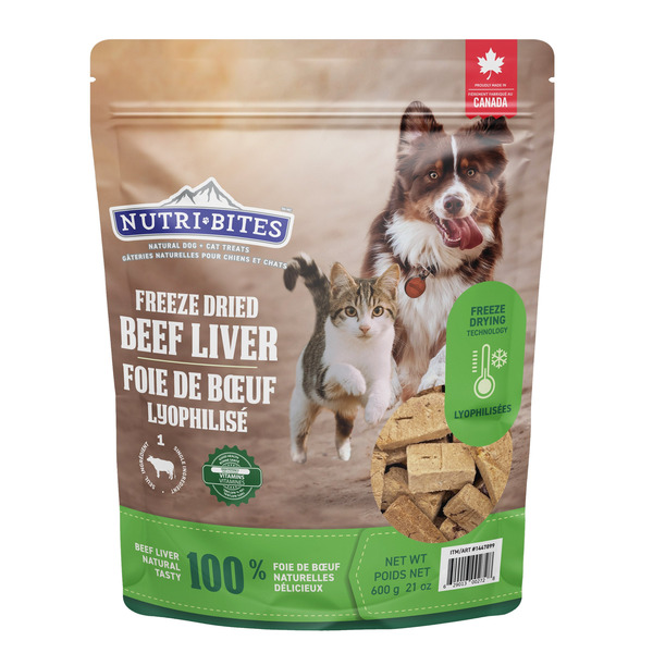 NutriBites Freeze Dried Beef Liver Dog & Cat Treats Same-Day Delivery ...