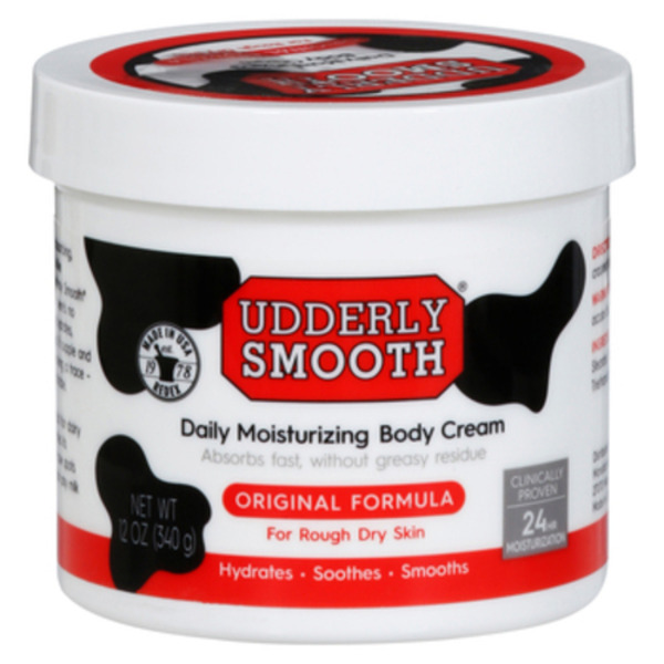 Udderly Smooth Body Cream, Daily Moisturizing, Original Formula Same ...