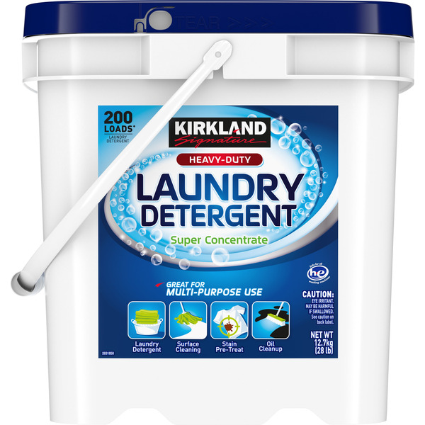 Kirkland Signature Laundry Detergent Super Concentrate Powder Same-Day ...