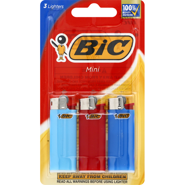 BiC Lighters, Mini (3 each) - Instacart