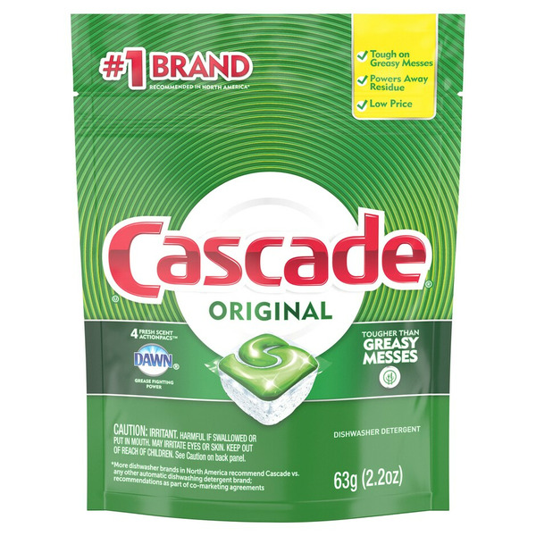 Cascade Original Pods, ActionPacs Dishwasher Detergent, Fresh Same-Day ...