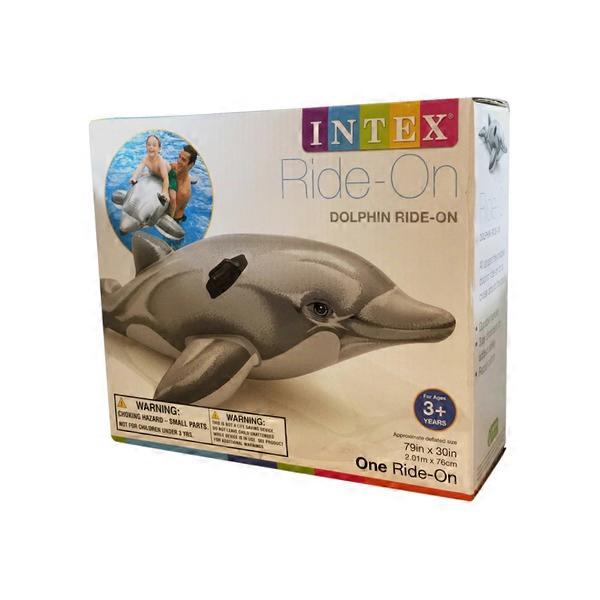 Intex Giant Dolphin Inflatable Swimming Pool Raft (n/a each) - Instacart