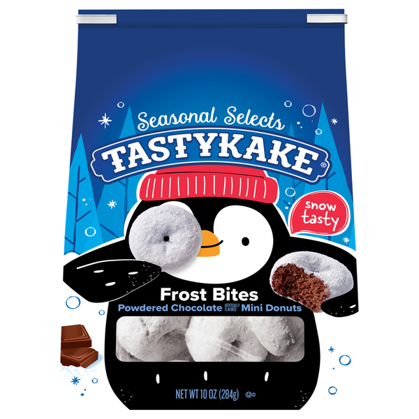 Tastykake Donuts, Powdered, Frost Bites, Chocolate, Mini Same-Day ...