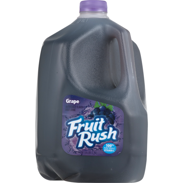 Fruit Rush Fruit Drink Grape (1 gal) - Instacart