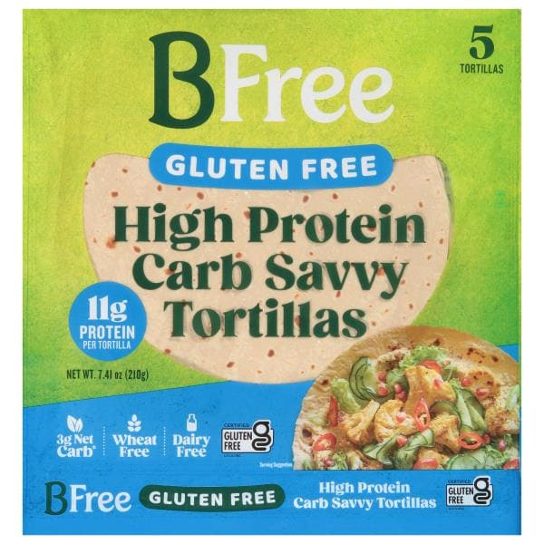 BFree Tortillas, Gluten Free, High Protein, Carb Savvy Same-Day ...