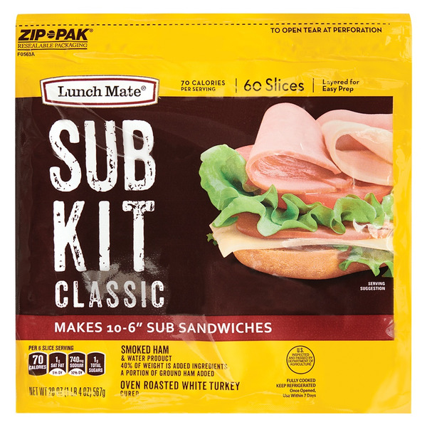 ALDI Lunch Mate Ham & Turkey Sub Kit Same-Day Delivery or Pickup ...