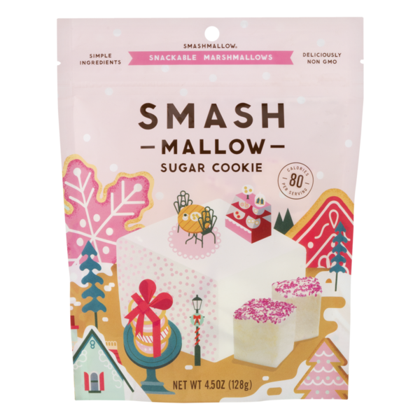 Smash Mallow Snackable Marshmallows Sugar Cookie (4.5 oz) - Instacart