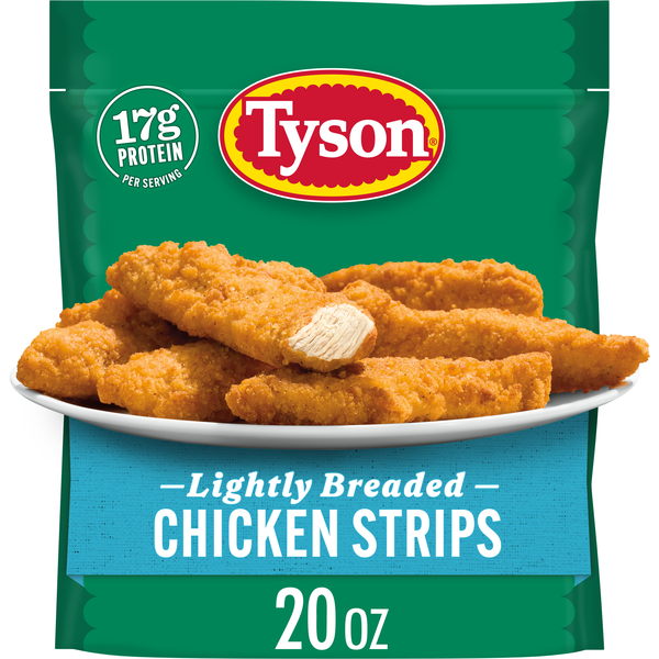 Tyson Frozen Lightly Breaded Chicken Strips Same-Day Delivery or Pickup ...