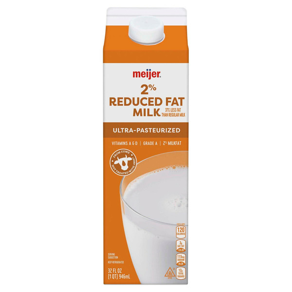 Meijer Meijer Milk, 2% Reduced Fat Same-Day Delivery | Instacart