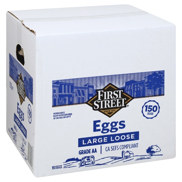 Smart & Final First Street Eggs, Large, Loose Same-Day Delivery or ...