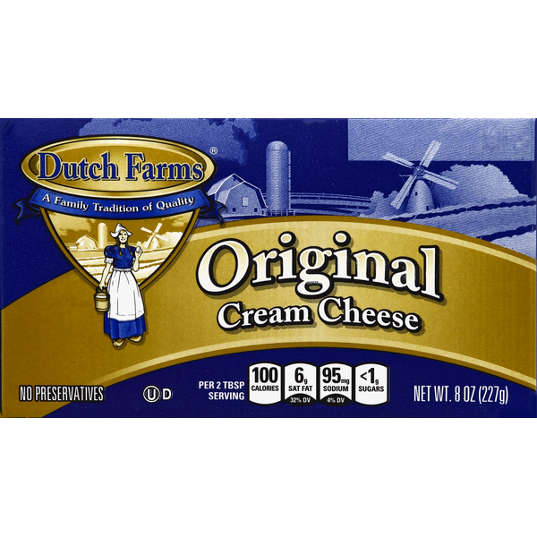 Dutch Farms Cream Cheese, Original Same-Day Delivery or Pickup ...