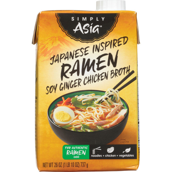 Simply Asia Japanese Inspired Ramen Soy Ginger Chicken Broth Same-Day ...