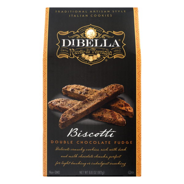 DiBella Biscotti Double Chocolate Fudge (6.6 oz) - Instacart