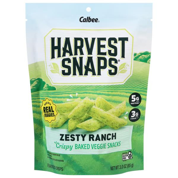 Harvest Snaps Crispy Baked Zesty Ranch Veggie Snacks Same-Day Delivery ...