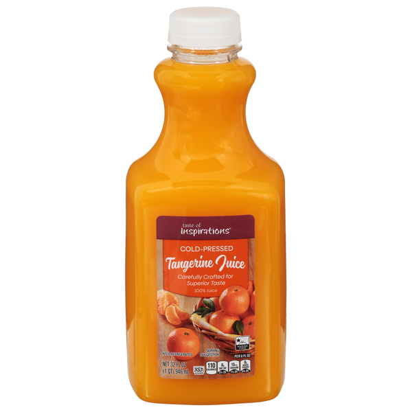Food Lion Taste of Inspirations Tangerine Juice, Cold-Pressed Same-Day ...