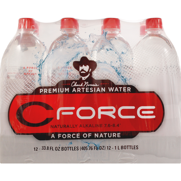 CForce Artesian Water, Premium (12 each) - Instacart