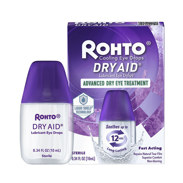 CVS® Rohto Dry Aid Lubricant Eye Drops, Advanced Dry Eye Treatment Same ...