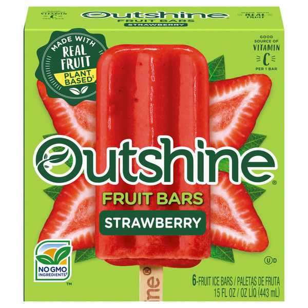 Wegmans Outshine Strawberry Frozen Fruit Bars Same-Day Delivery or ...