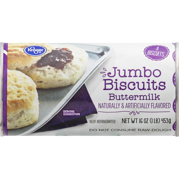 Kroger Biscuits, Buttermilk, Jumbo (8 each) - Instacart