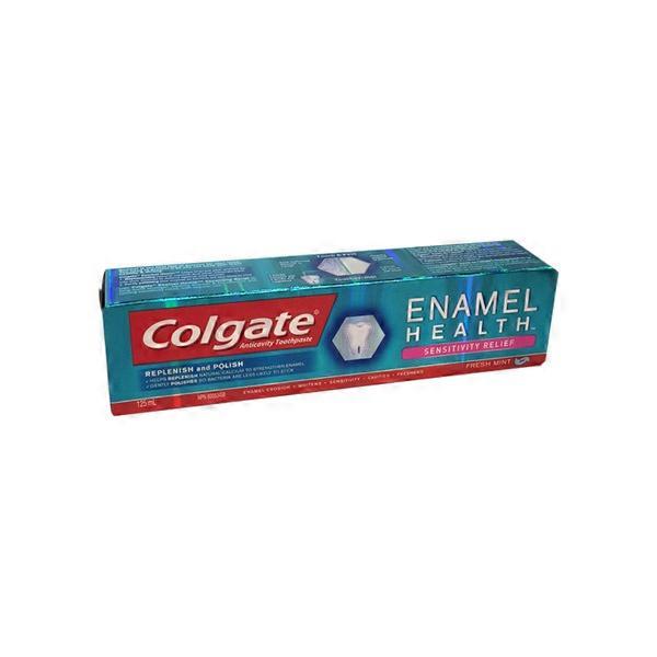 Colgate Enamel Health Fresh Mint Sensitivity Relief Toothpaste (125 ml ...