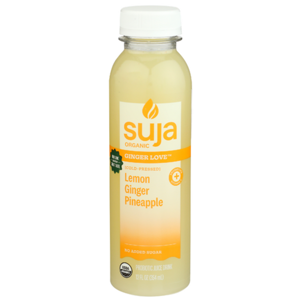 Suja Organic Ginger Love Cold Pressed Juice Drink, 12 fl oz Bottle Same ...