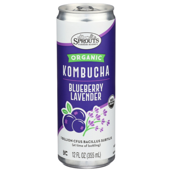 Sprouts Farmers Market Sprouts Organic Blueberry Lavender Kombucha ...