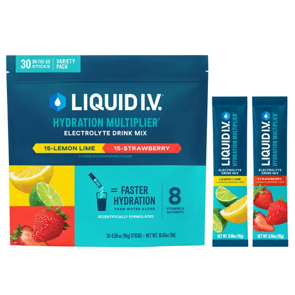 Liquid I.V. Hydration Multiplier Electrolyte Drink Mix Variety Pack ...