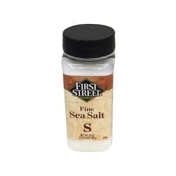 First Street Fine Sea Salt (28 oz) - Instacart
