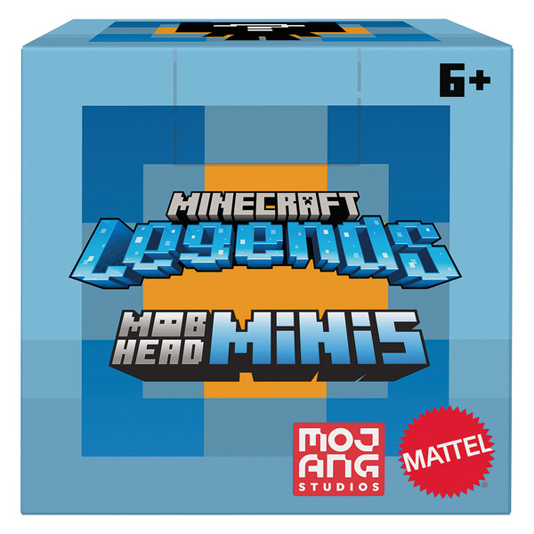 ALDI Mattel Minecraft Mob Head Mini Zombie Figure - Gold Same-Day ...