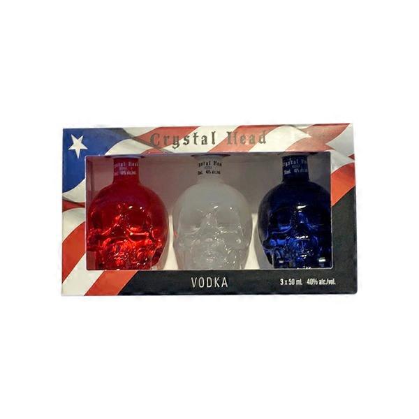 Crystal Head Patriot Vodka Pack (50 ml) - Instacart
