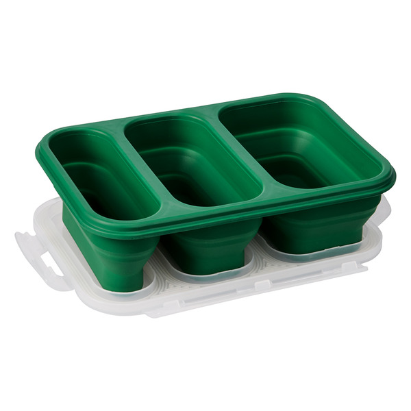ALDI Crofton 3 Compartment Container - Green Same-Day Delivery or ...