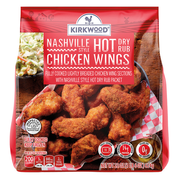 Kirkwood Nashville Hot Dry Rub Wings Same-Day Delivery or Pickup | ALDI