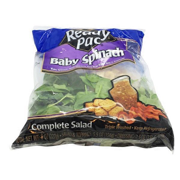 Ready Pac Complete Salad, Baby Spinach (8 oz) - Instacart
