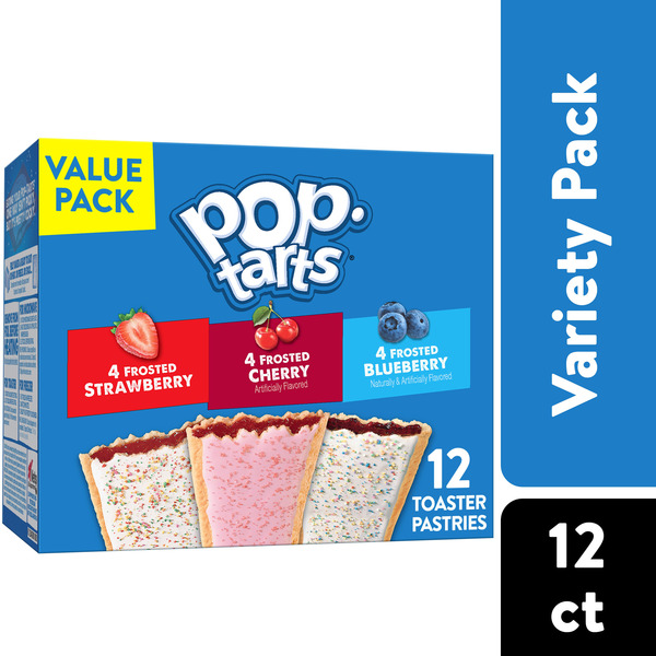 Food Lion Pop-Tarts Toaster Pastries Variety Pack, Breakfast Foods, 20. ...