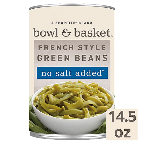 ShopRite Bowl & Basket French Style No Salt Added Green Beans Same-Day ...