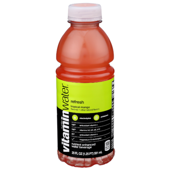 vitaminwater Refresh Tropical Mango Flavored Water Beverage Bottle Same ...